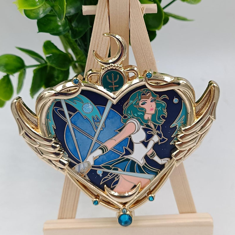 Best Hard enamel pins with gold plate color 3D pin on pin factory and ...
